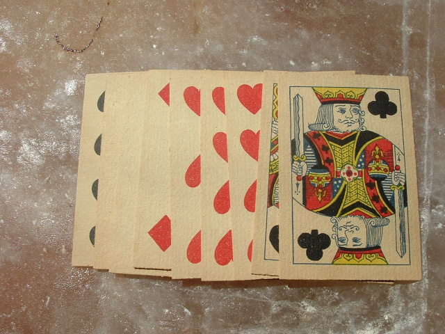 9 VINTAGE PLAYING CARDS